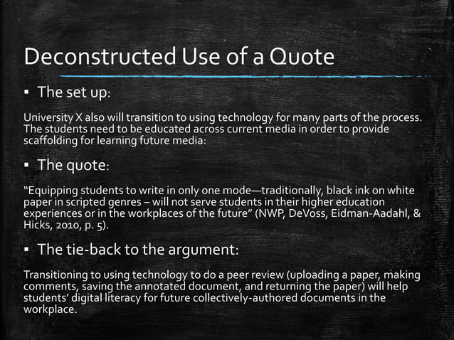 How to Format Quotations | PPT