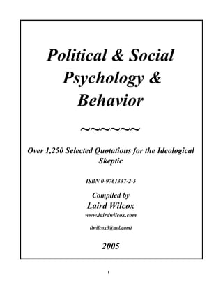 Quotations political psych | PDF