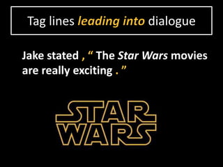 Punctuating Quotations and Writing Dialogue in Narrative Writing | PPTX