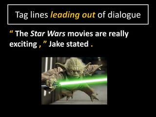 Punctuating Quotations and Writing Dialogue in Narrative Writing | PPTX