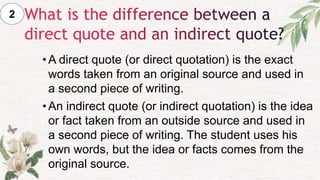 Quotations and Paraphrasing discussion.pptx