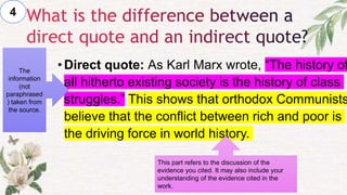 Quotations and Paraphrasing discussion.pptx