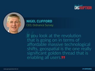 The Great Disruption in Geospatial Industry | PPT