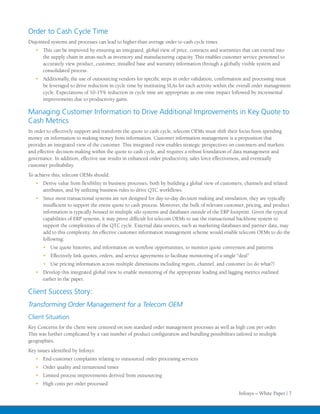 Transforming Quote to Cash cycle in High Tech OEMs | PDF