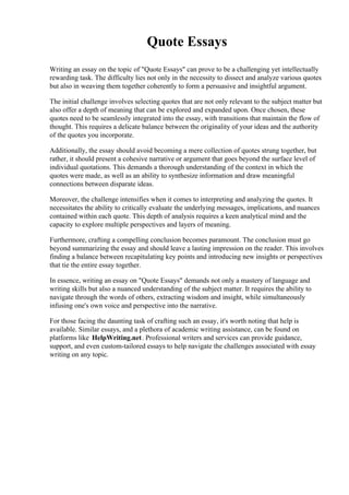 Quote Essays.pdf