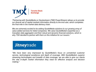 QuoteMediaOverview corporate presentation | PPTX