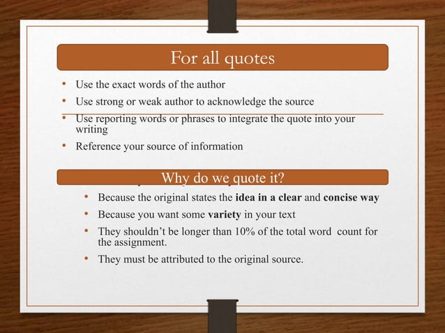 Quotation, paraphrasing and summarizing | PPT | Freelance Writing ...