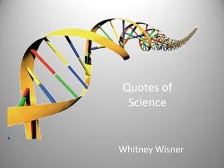 Quotes of Discovery and Science | PPTX