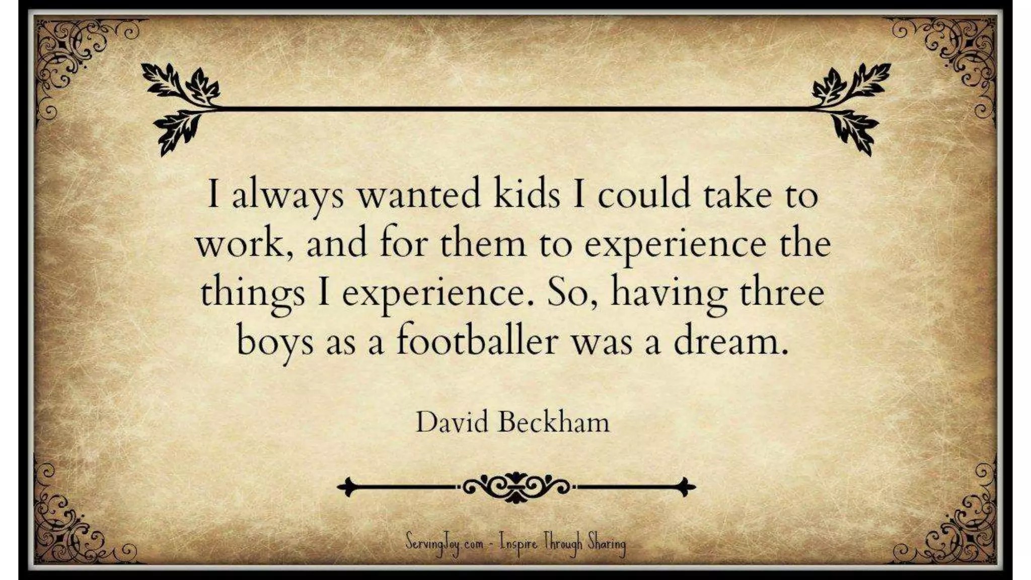 David Beckham Image Quotes | PPTX