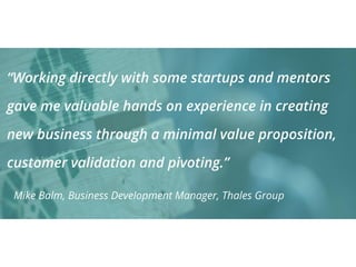 Startupbootcamp Alumni and Partners Quotes | PDF