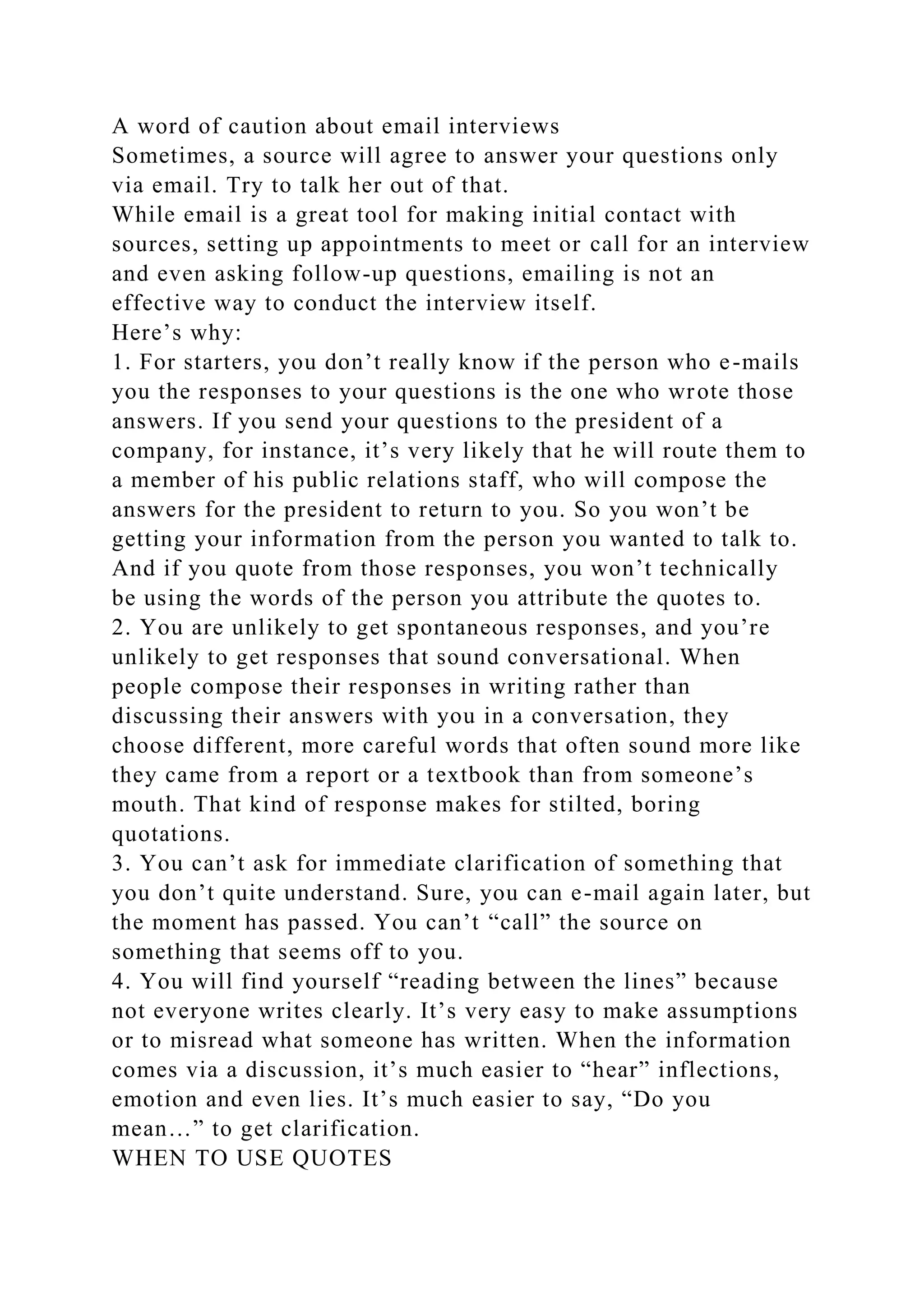 Quotes and Attributions3Use the quotes and attribution rules in .docx