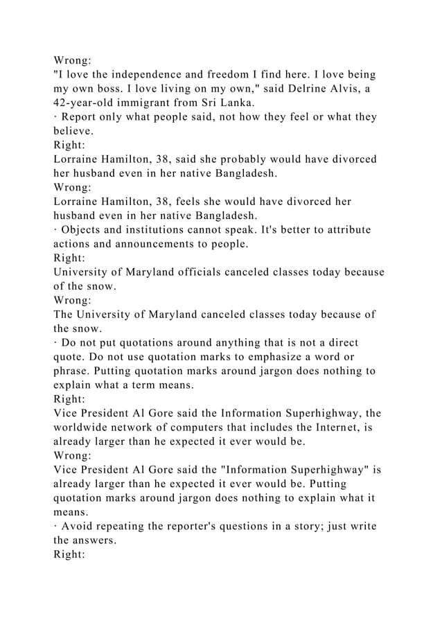 Quotes and Attributions3Use the quotes and attribution rules in .docx