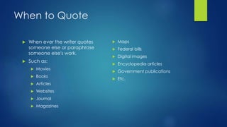 Quotes and mla format 2 | PPT