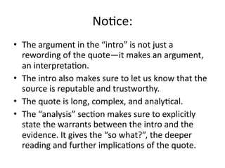 Quote sandwiches | KEY