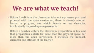 A Teacher's Heart | PPTX