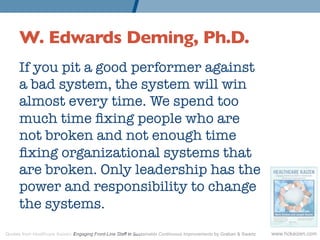 Quotes from Healthcare Kaizen | PDF