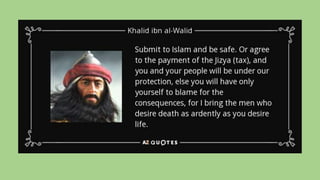 KHALID AL WALID - GREATEST WARRIOR EVER | PPTX