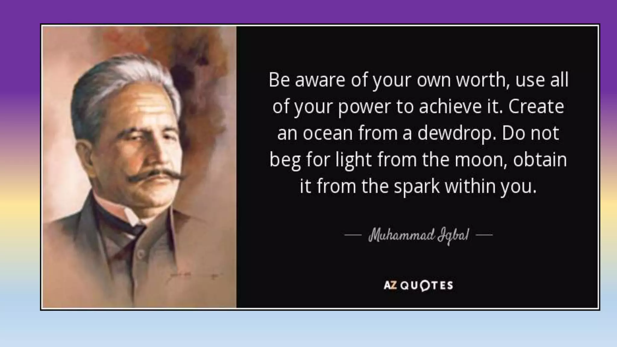 MUHAMMAD IQBAL - SPIRITUAL FATHER OF PAKISTAN | PPTX