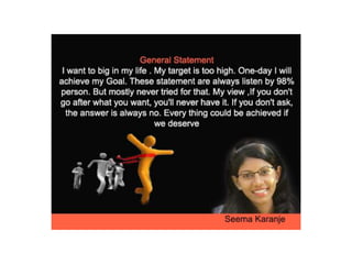 Vision about my life | PPT