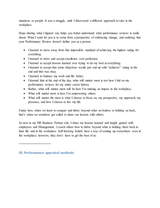 Quotes on performance appraisal | DOCX