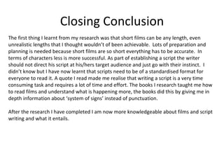 Script Development & The Commissioning Process | PPT