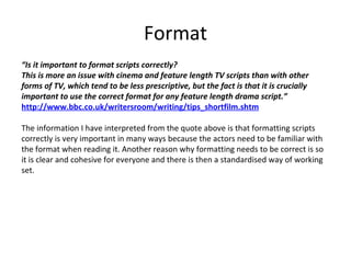 Script Development & The Commissioning Process | PPT