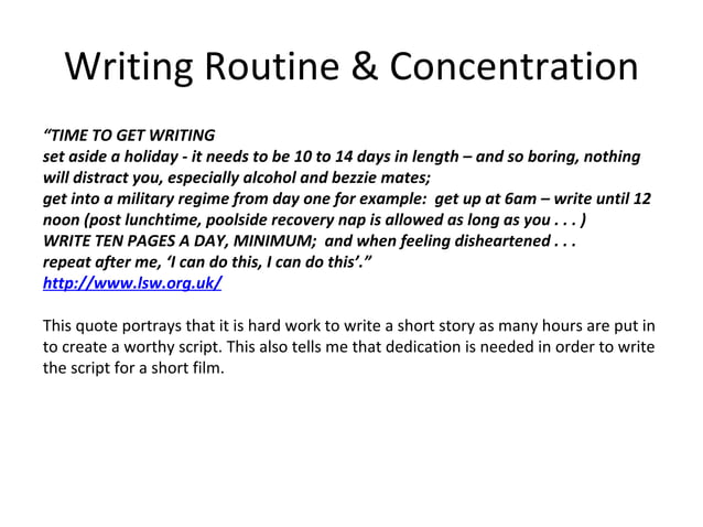 Script Development & The Commissioning Process | PPT