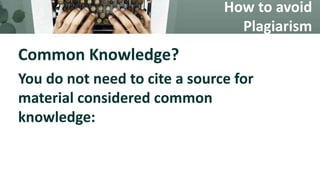 Guide to Quoting and Paraphrasing | PPTX