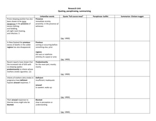 Quoting,paraphrasing and summarizing | PPT