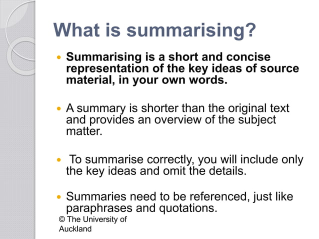 Quoting, paraphrasing and summarizing to avoid plagiarism | PPT