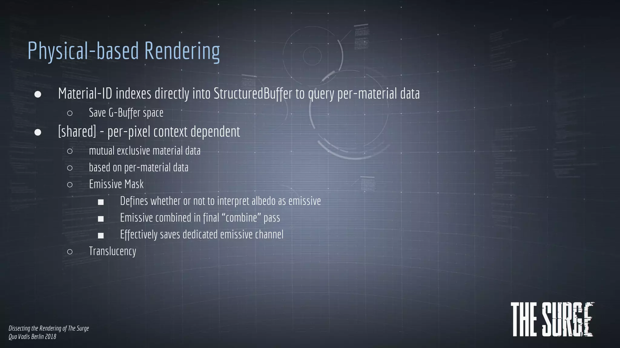 Dissecting the Rendering of The Surge | PDF