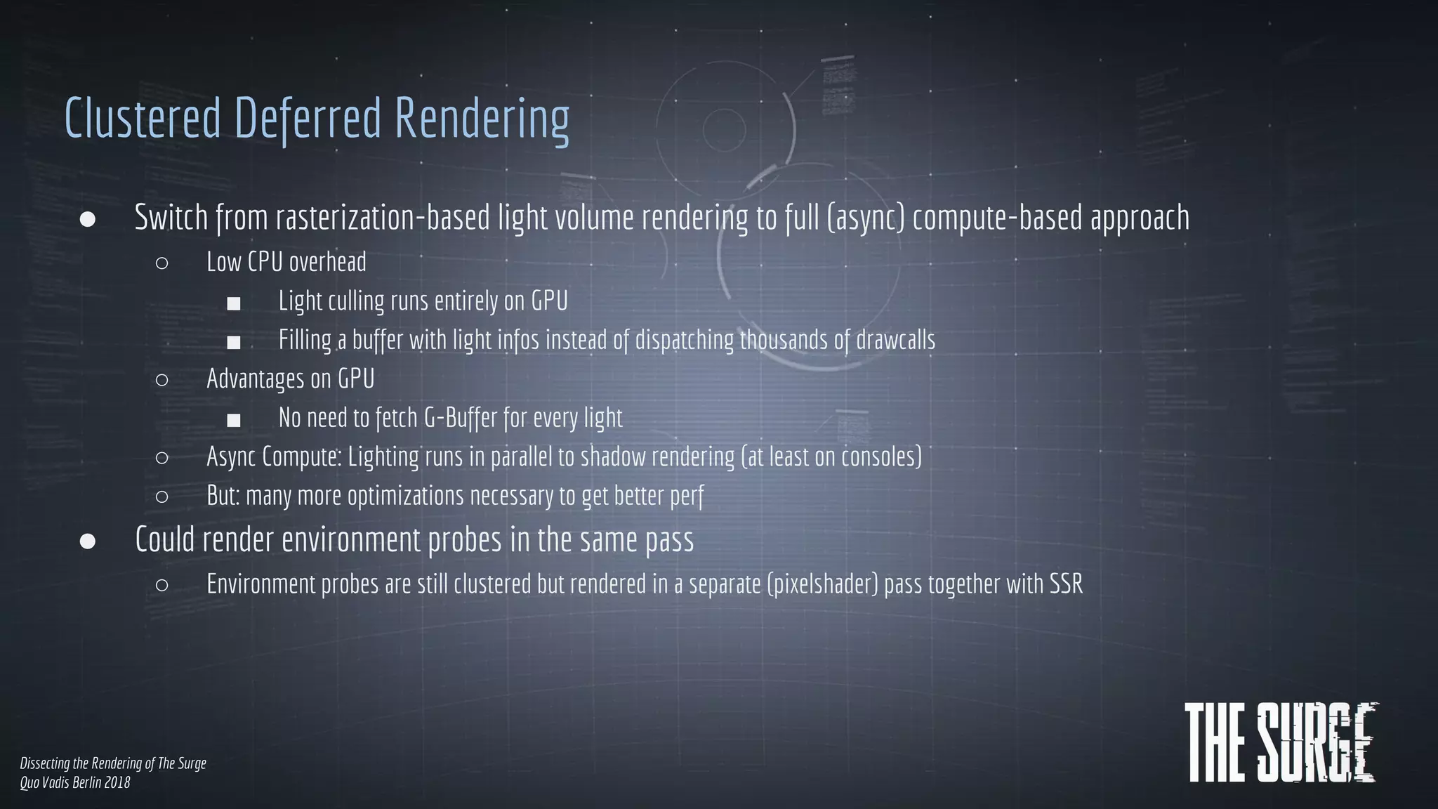 Dissecting the Rendering of The Surge | PDF