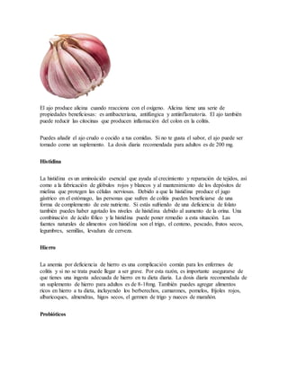Qué provoca la colitis y cuáles son sus síntomas | DOCX