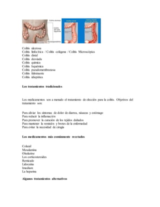 Qué provoca la colitis y cuáles son sus síntomas | DOCX