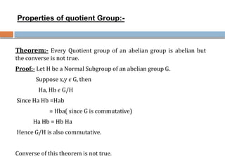 quptient group.pptx | Chemistry | Science