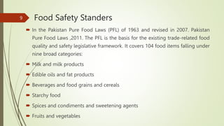 Punjab pure food rules | PPTX