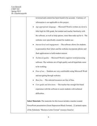 Assure Model Lesson Plan Sample