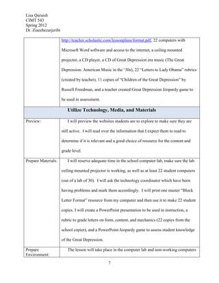 Assure Model Lesson Plan Sample