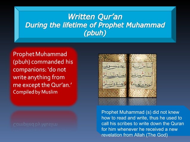 Quran: Compilation, Transmission & Preservation | PPT