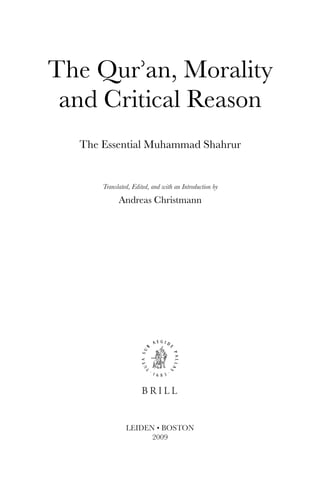 The Qur'an, Morality and Critical Reason | PDF