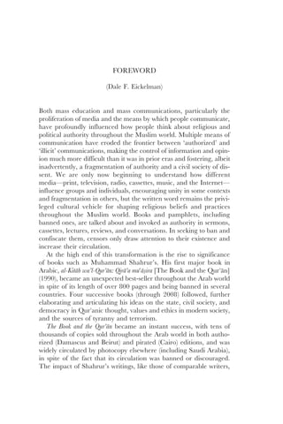 The Qur'an, Morality and Critical Reason | PDF