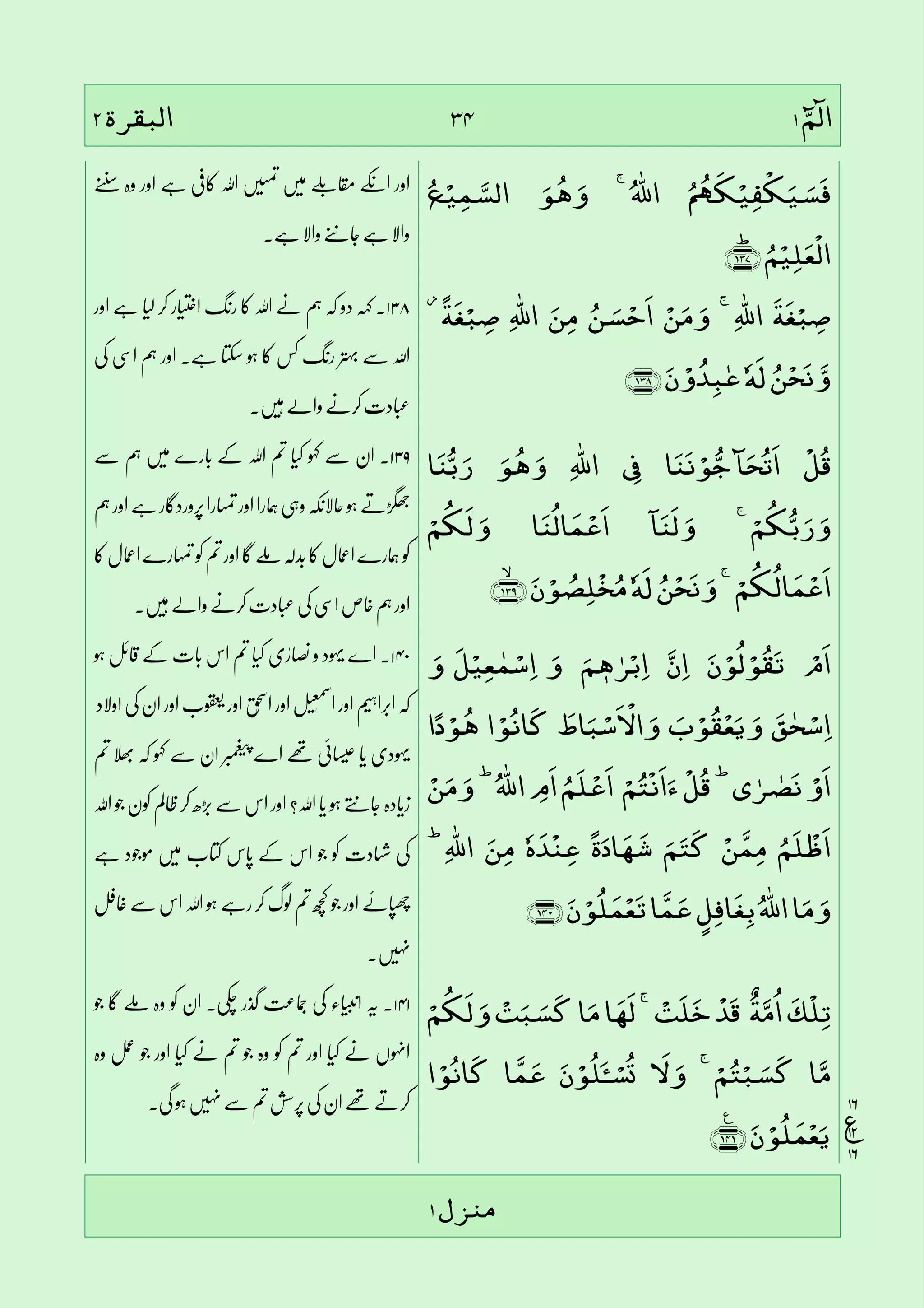 Quran Arabic Urdu Translation Pdf