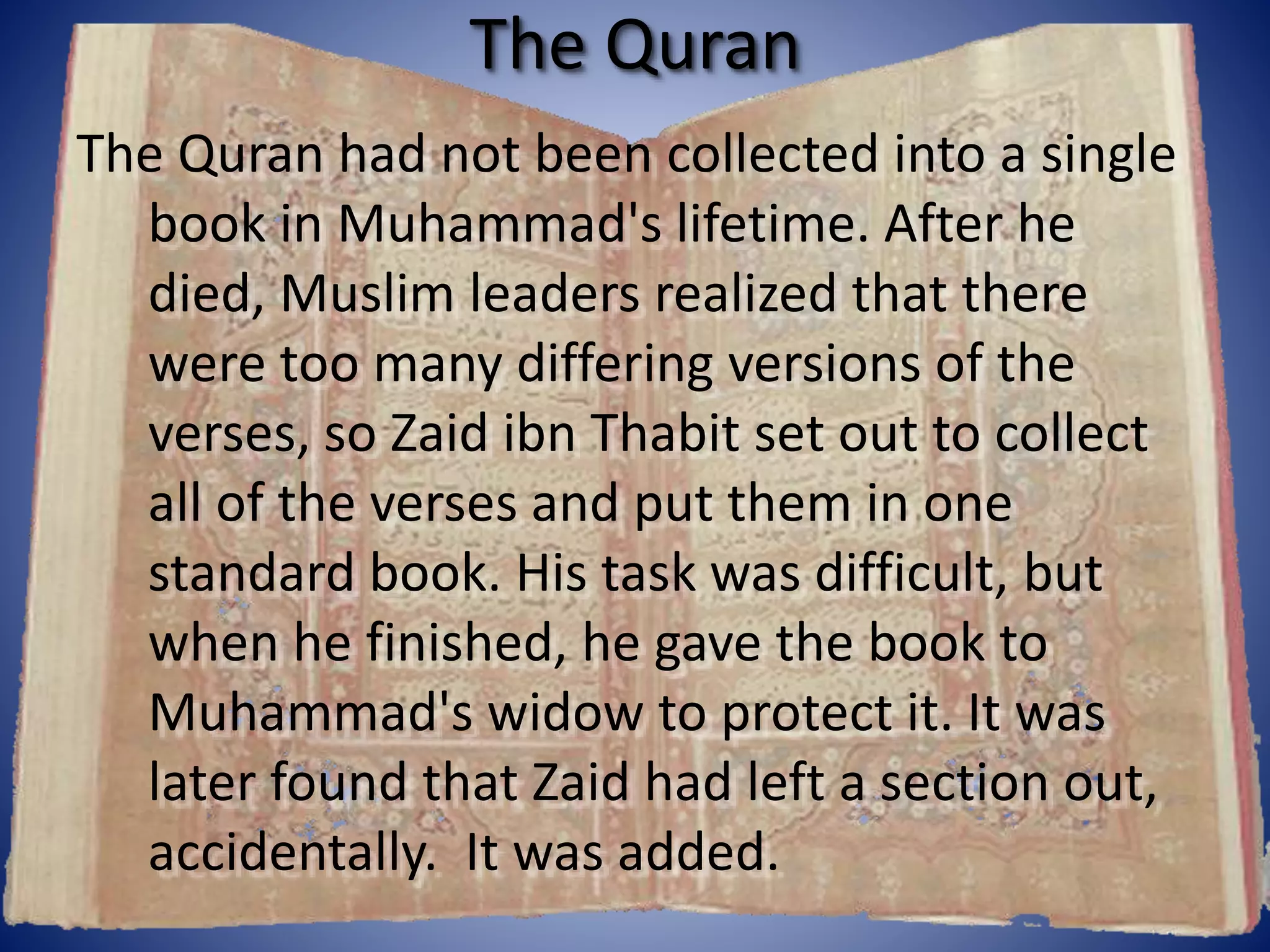 The Quran and the Holy Bible Compared - Lesson 01 | PPTX