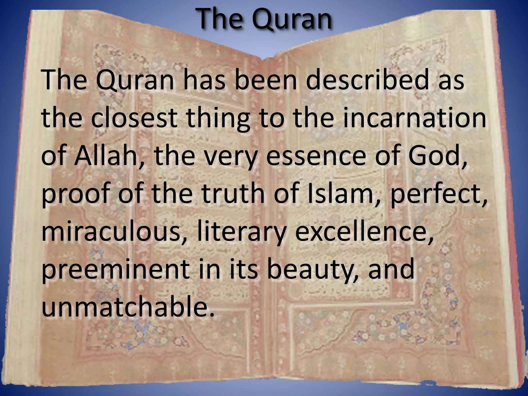 The Quran and the Holy Bible Compared - Lesson 01 | PPTX
