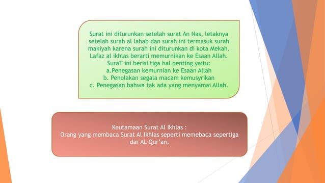 Qur’an hadist di mi kelas 1 semester gasal ppt | PPTX