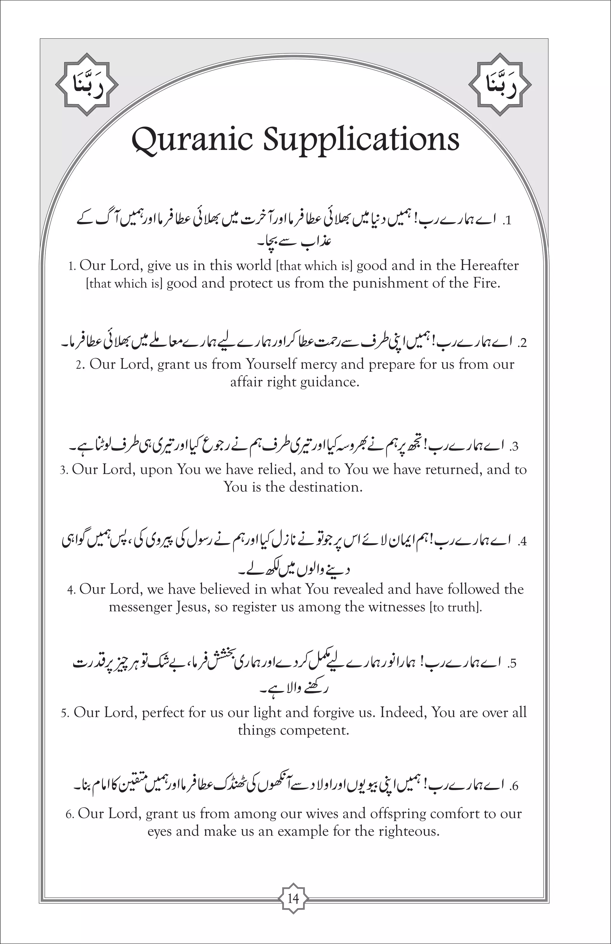 Qurani Masnoon duain - Dr. farhat hashmi | PDF