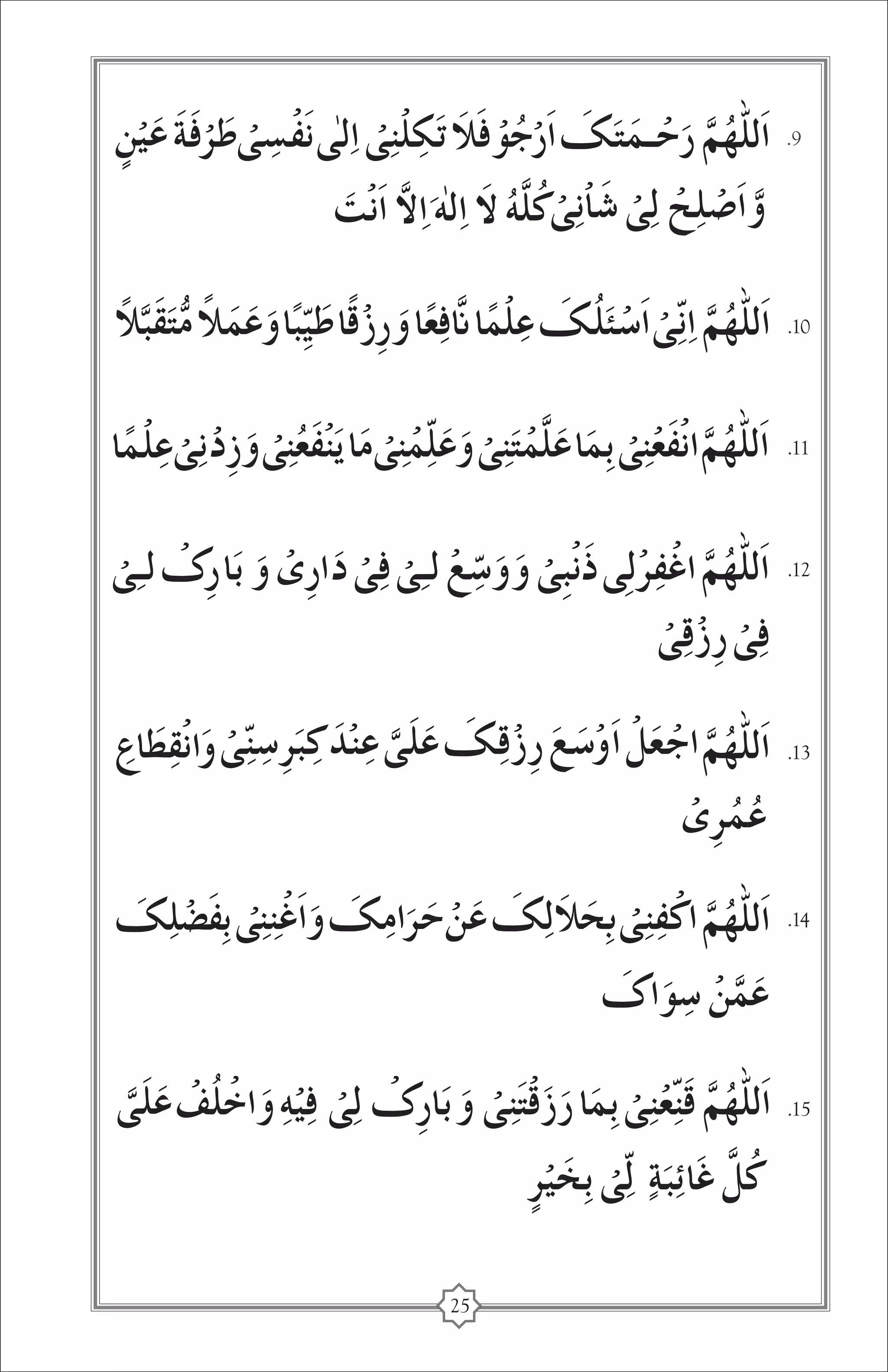 Qurani Masnoon duain - Dr. farhat hashmi | PDF