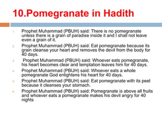 Quranic plants and hadith By Allah Dad Khan | PPT