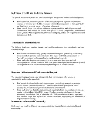 Quranic Reflections, Coral and Pearls: Surah Ar-Rahman Verse 22 | PDF