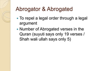 Quranic sciences made easy | PPT